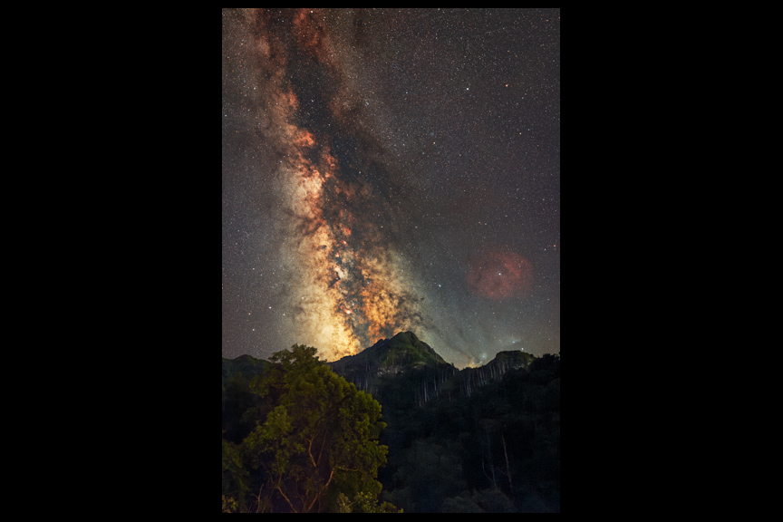 The Milky Way Over the Classic Chimneys View - danandholly.com
